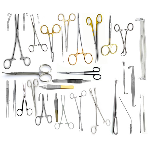 Post Mortem Instruments Set - Autopsy Tools