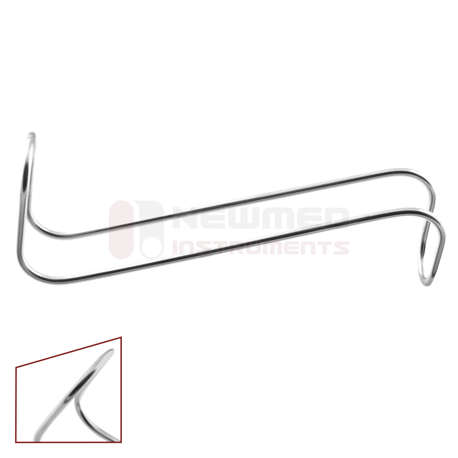 Retractor Collin Hartmann - Retractor en forma de S | New Med Instruments