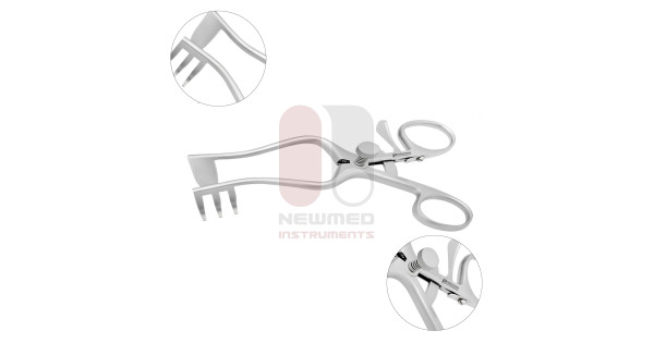 Perkins Retractor 3 Prongs Left | New Med Instruments