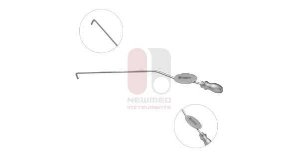Verhoeven Suction Tube - Finger Plate | New Med Instrument