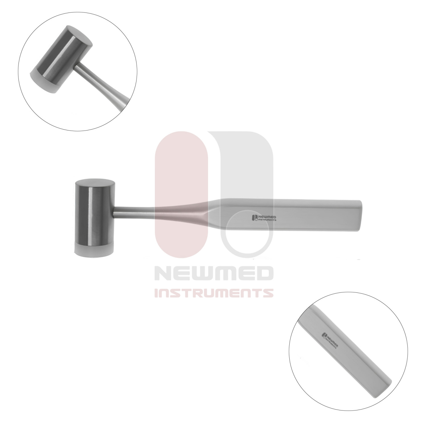 Metal Mallet with Replaceable Nylon | New Med Instruments