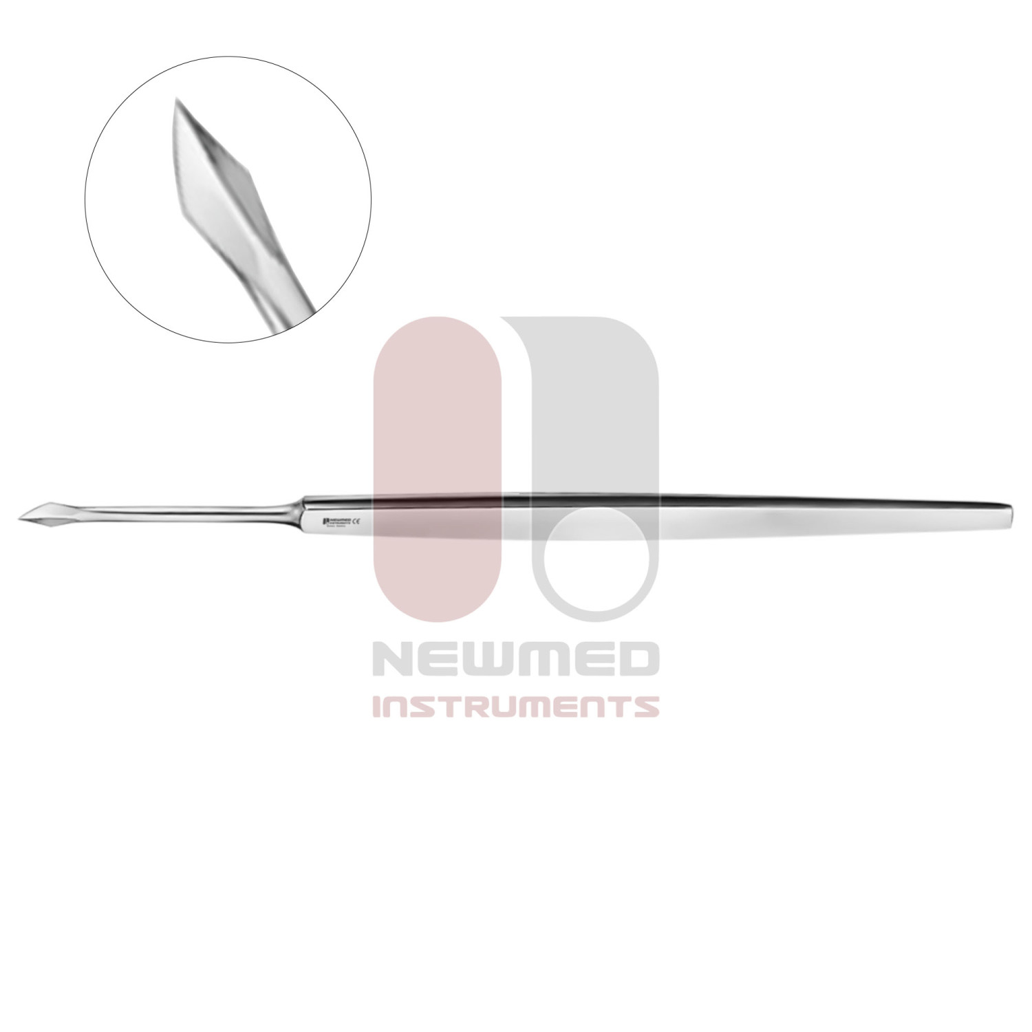 Masing cartilage knife - curved blade | New Med Instruments