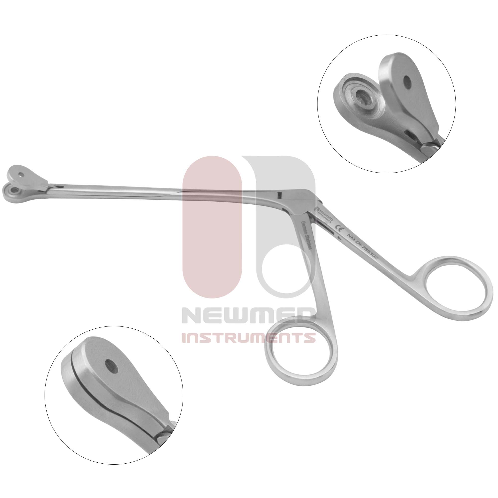 Lewis Septum Nasal Forceps - Round Grooved Jaws | New Med Instruments