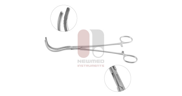 Guyon Kidney Clamp - Double curved Jaws | New Med Instruments