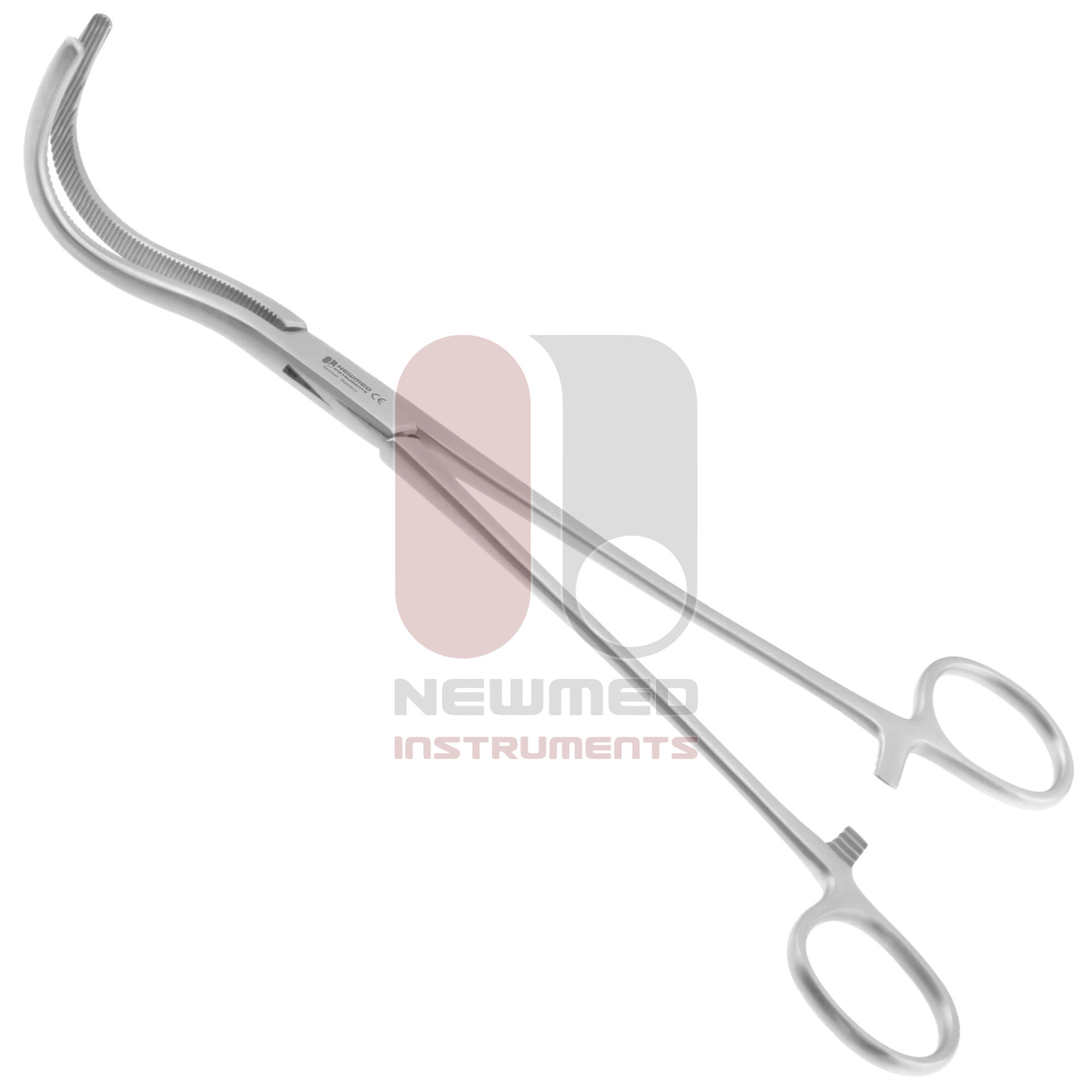 Guyon Kidney Clamp - Double curved Jaws | New Med Instruments