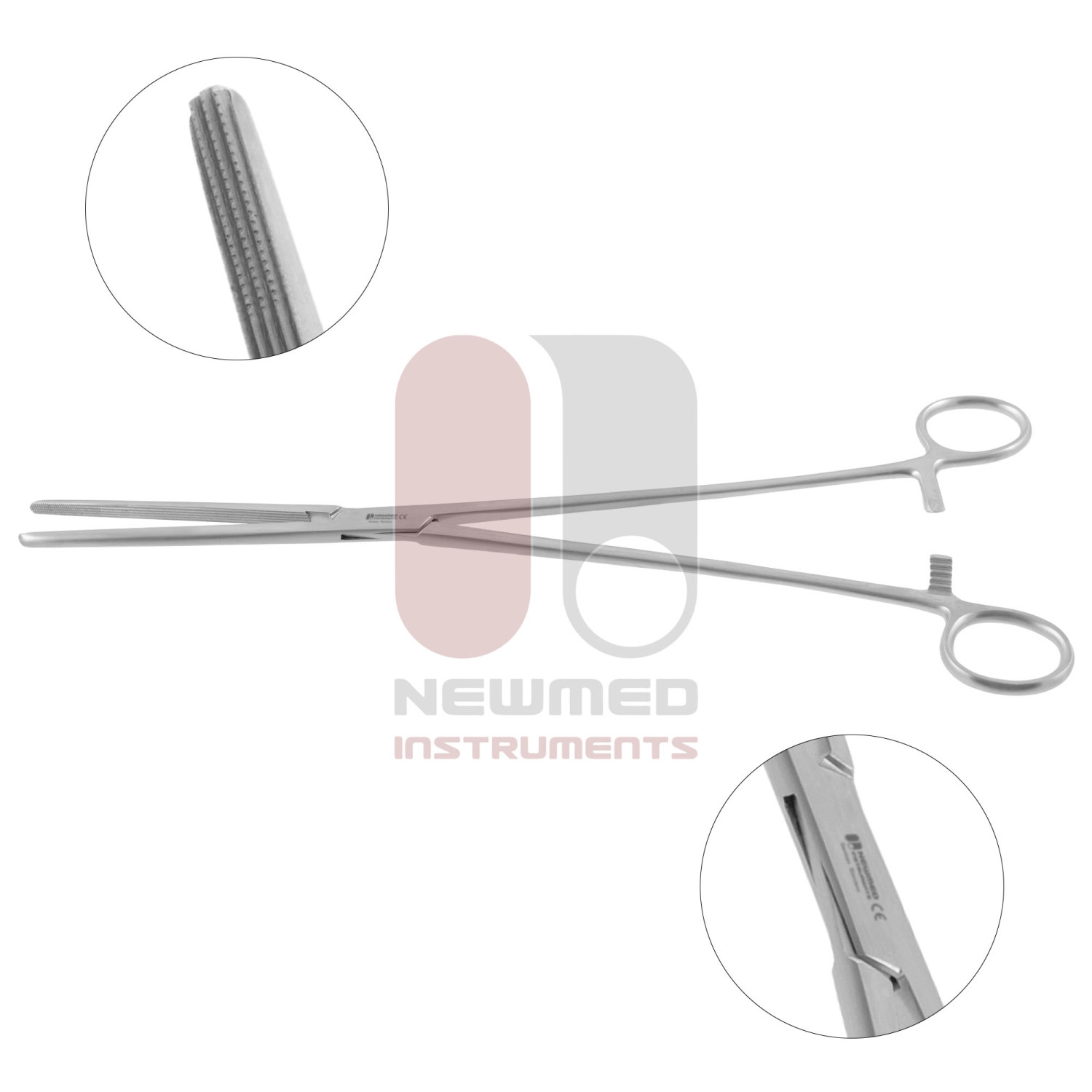 Pinzas Rochester Carmalt con dentado longitudinal | New Med Instruments