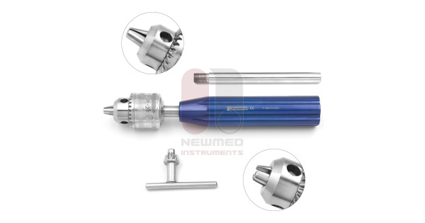 Chuck with Key - Aluminium Handle | NewMed Instruments
