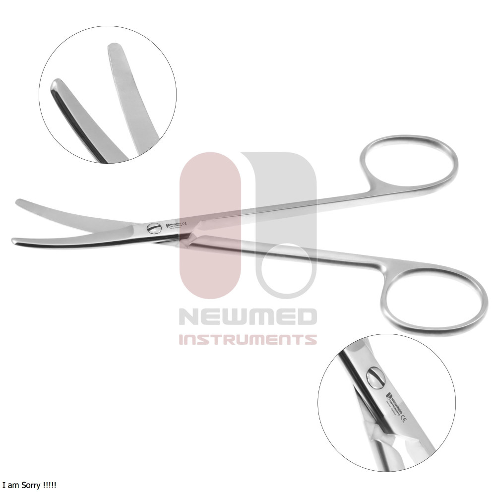 Cottle Bulldog Nasal Scissors - Curved Blunt Nasal Scissors | New Med ...