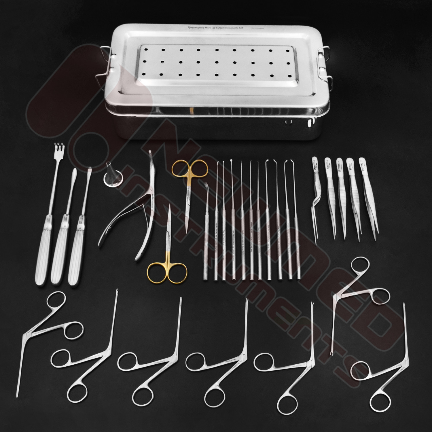 Tympanoplasty Micro Ear Surgery Instruments Set | New Med Instruments