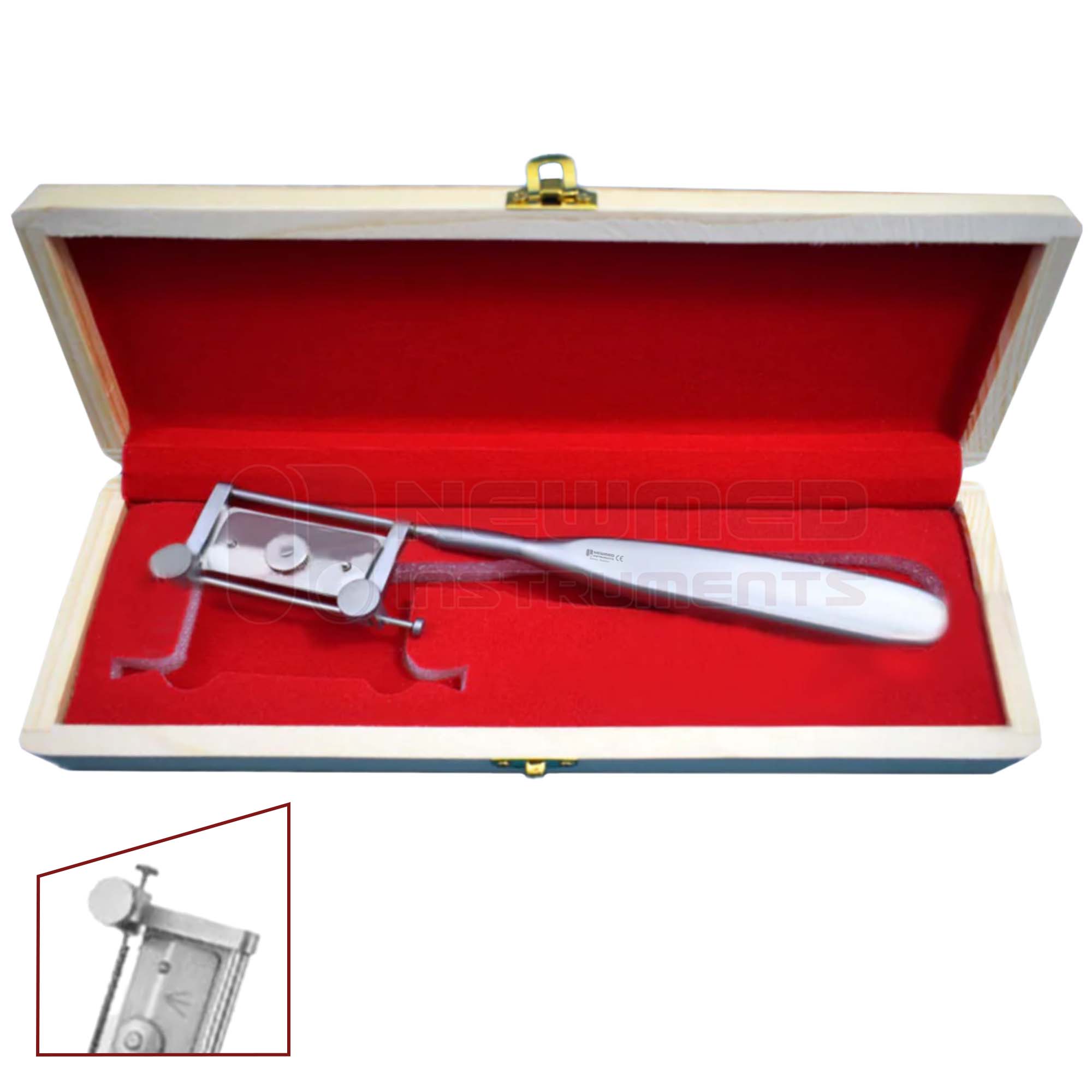 Silbernes Dermatom-Hauttransplantationsmesser | New Med Instruments