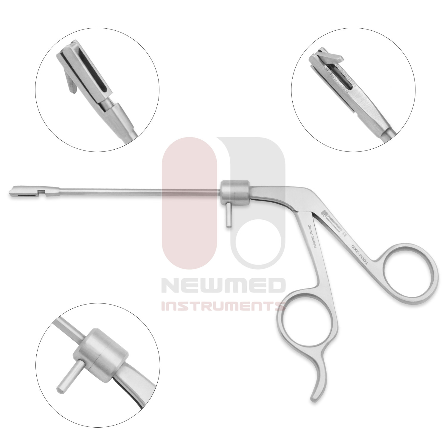 Stammberger Antrum Punch Rotating Backward Cutting | New Med Instruments