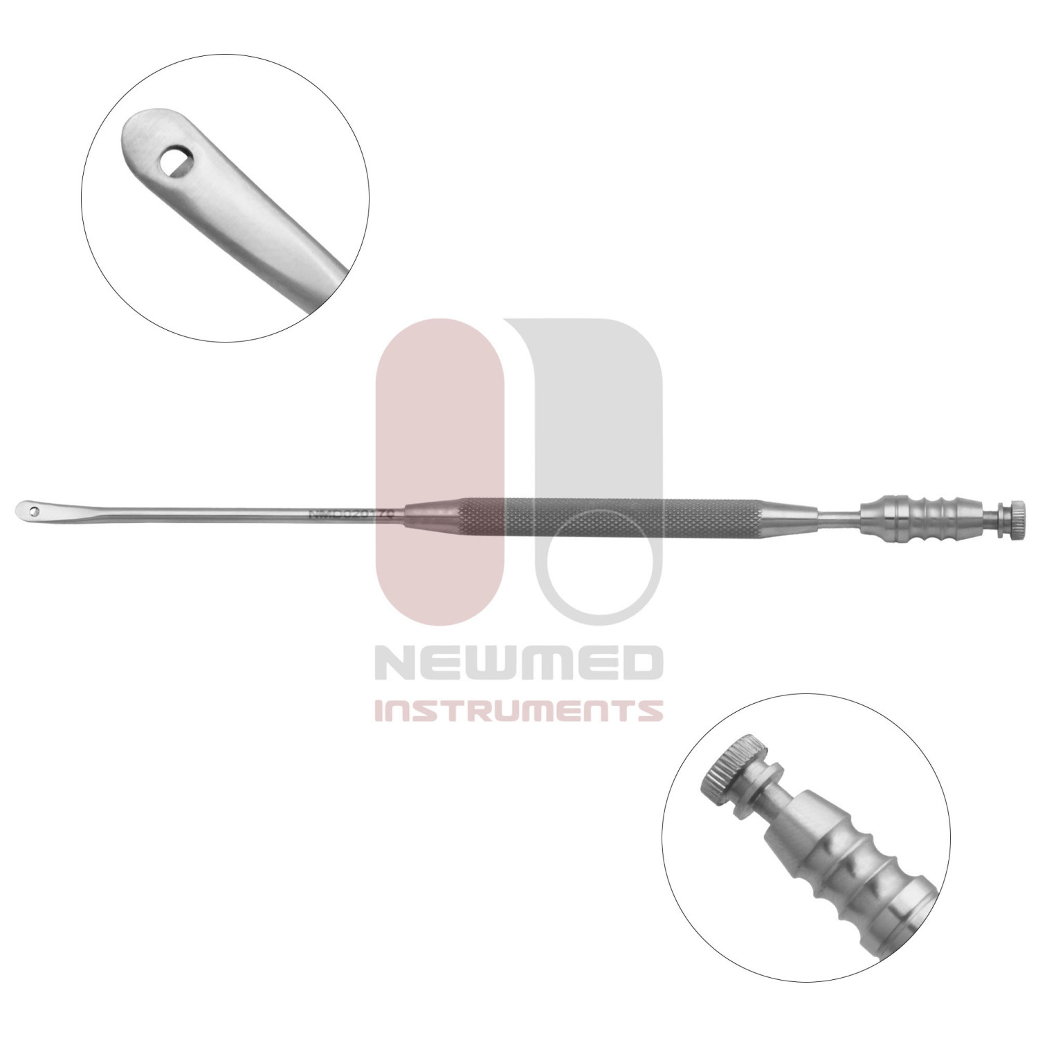 Gorney Septum-Saug-Elevator – Gebogen | New Med Instruments