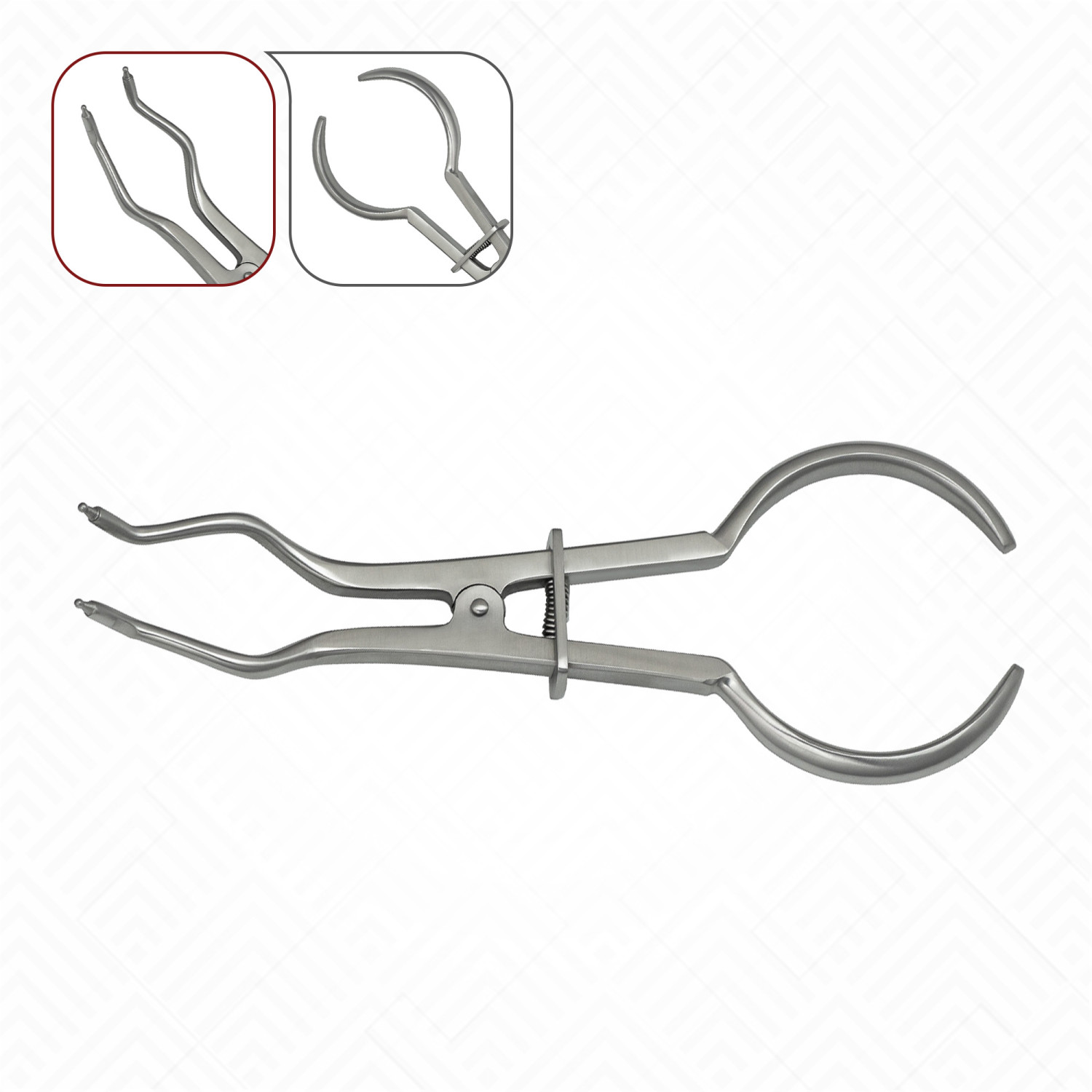 Rubber Dam Forceps-Brewer Type | New Med Instruments