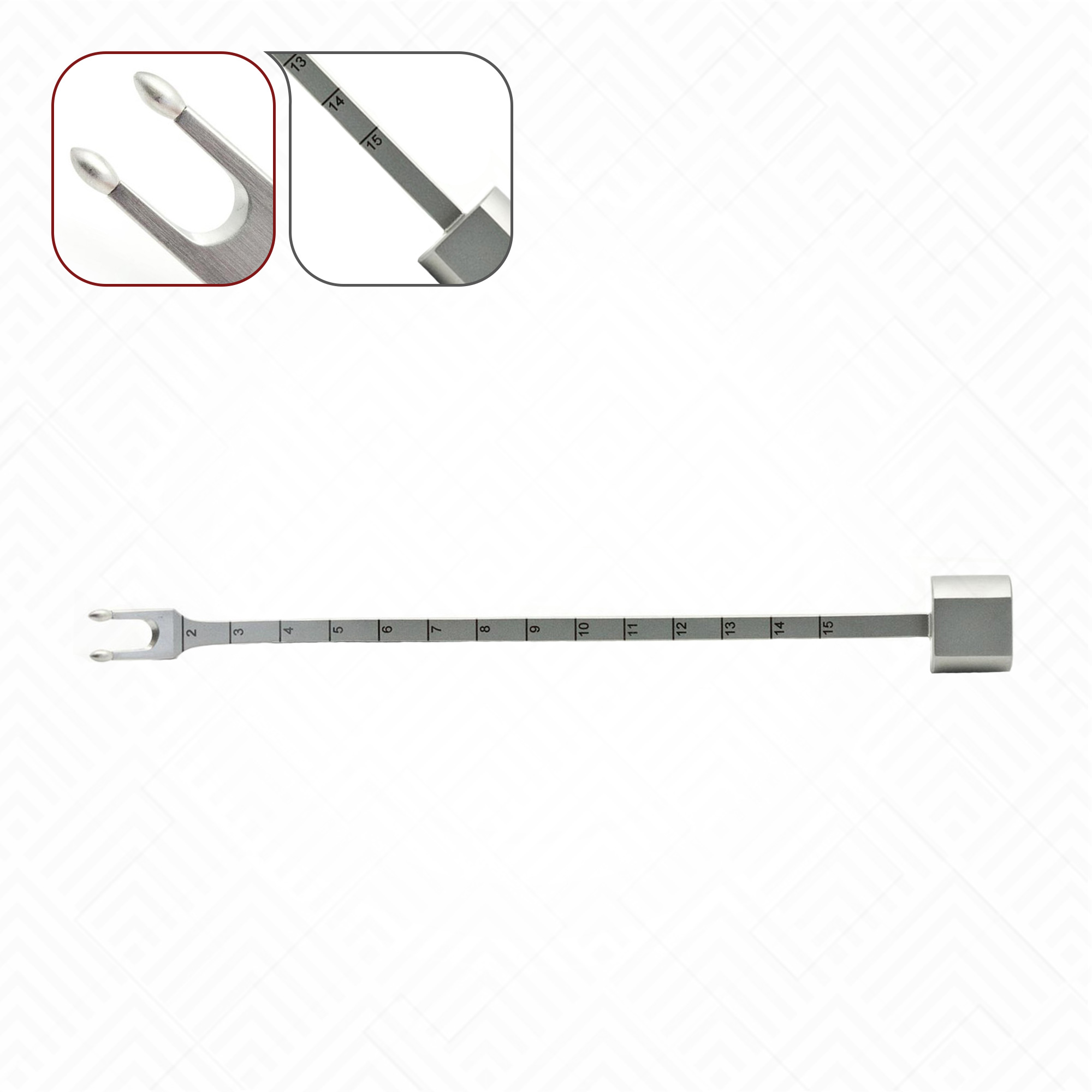 Nasal Septum Osteotome - Slightly Curved | New Med Instruments