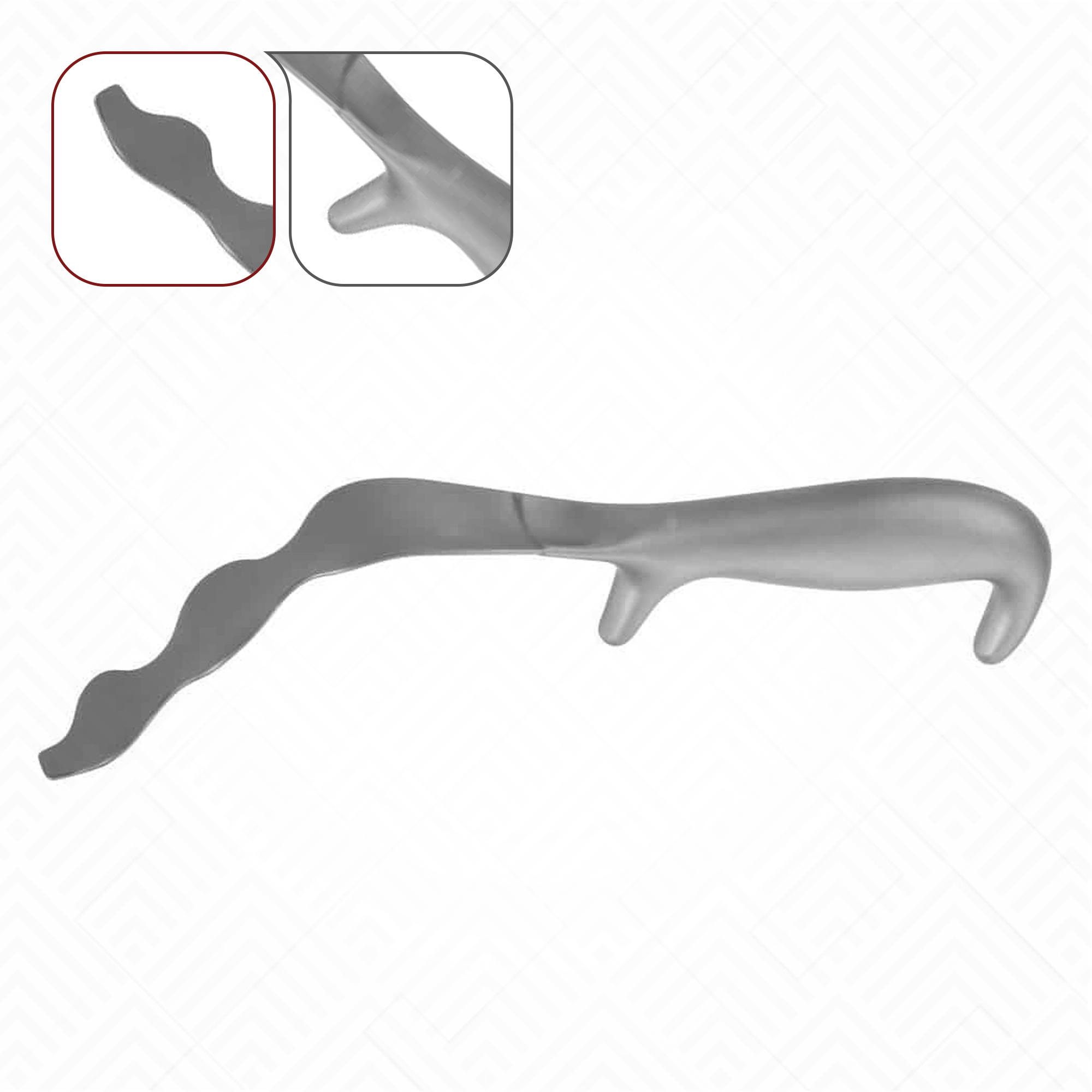 Maxillofacial Petri Pterygoid Retractor | New Med Instruments