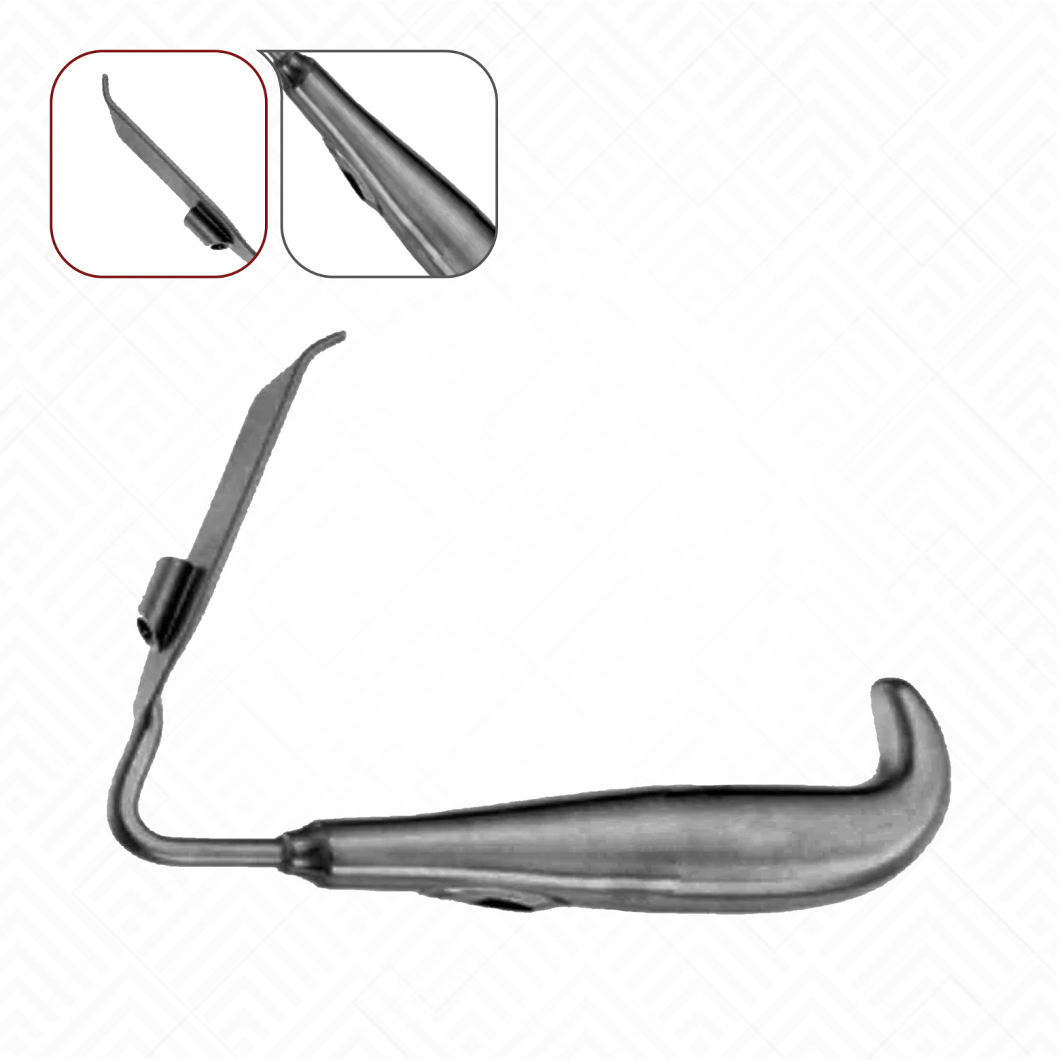 Retractor With Fiber Optic fitting | New Med Instruments