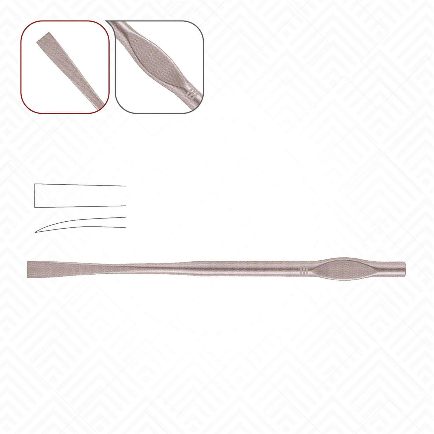 Maxillofacial Curved Walter Osteotome | New Med Instruments