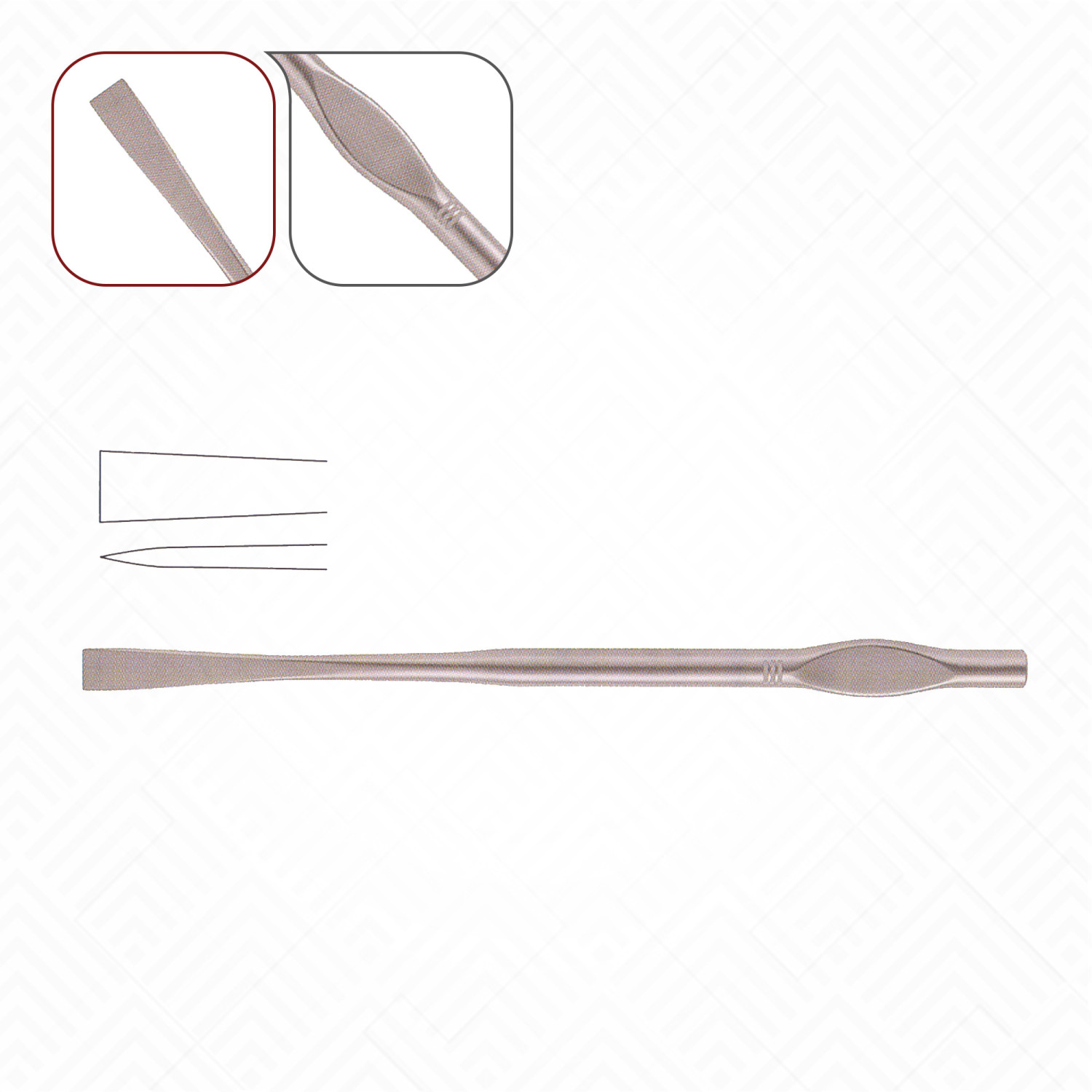 Maxillofacial Straight Walter Osteotome | New Med Instruments