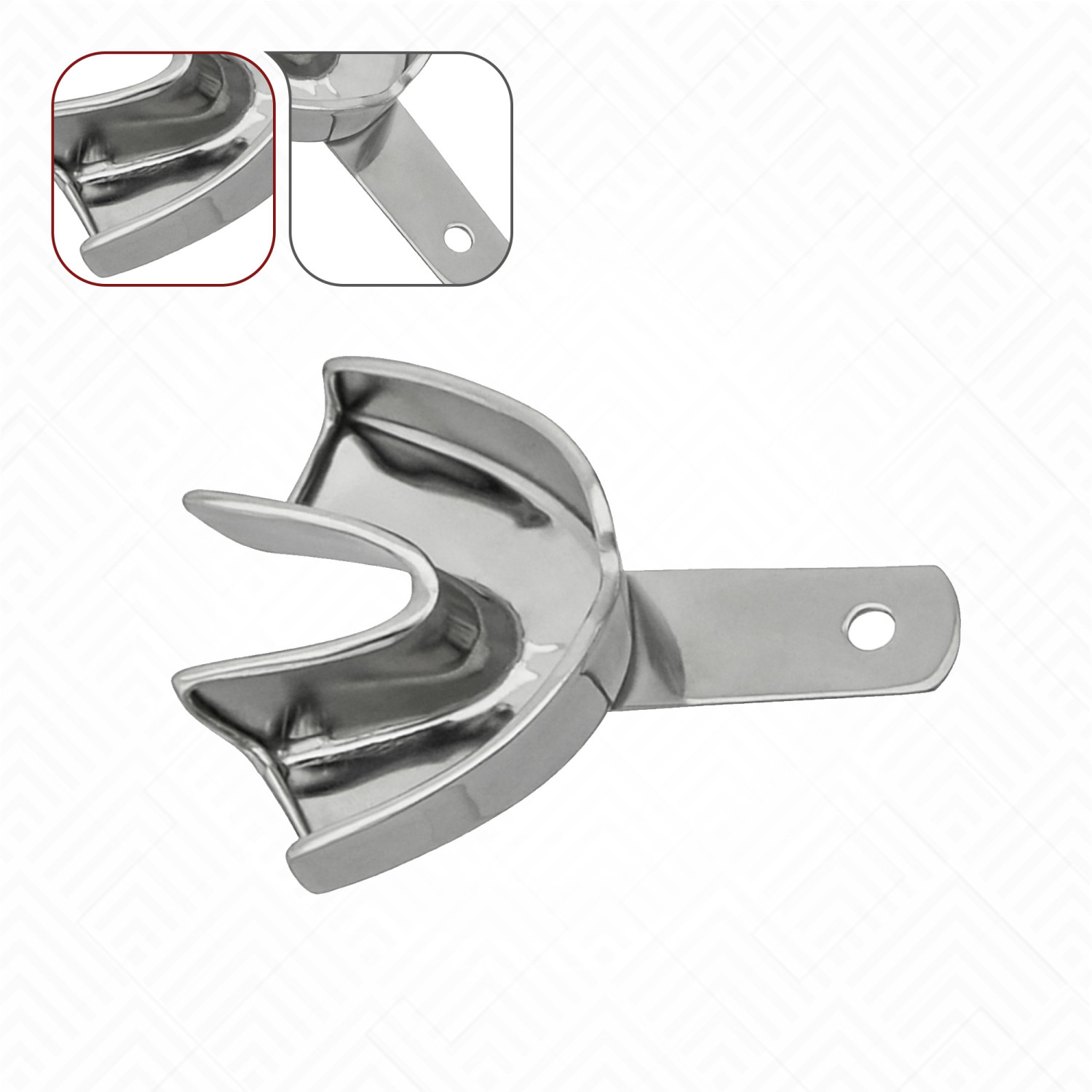 Lower Anteriors Solid Impression Tray | New Med Instruments