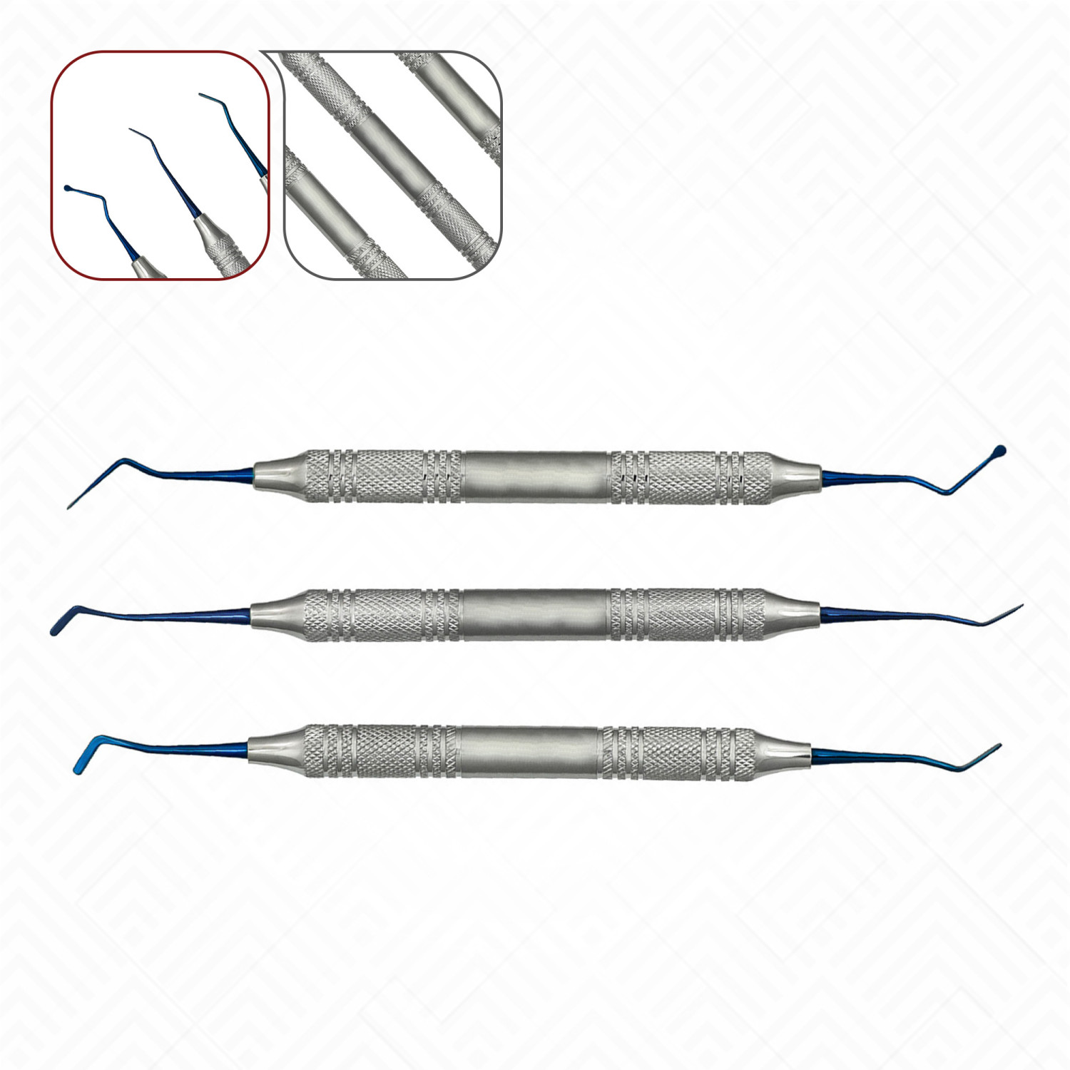 Dental Trio Set Cord Packer | New Med Instruments
