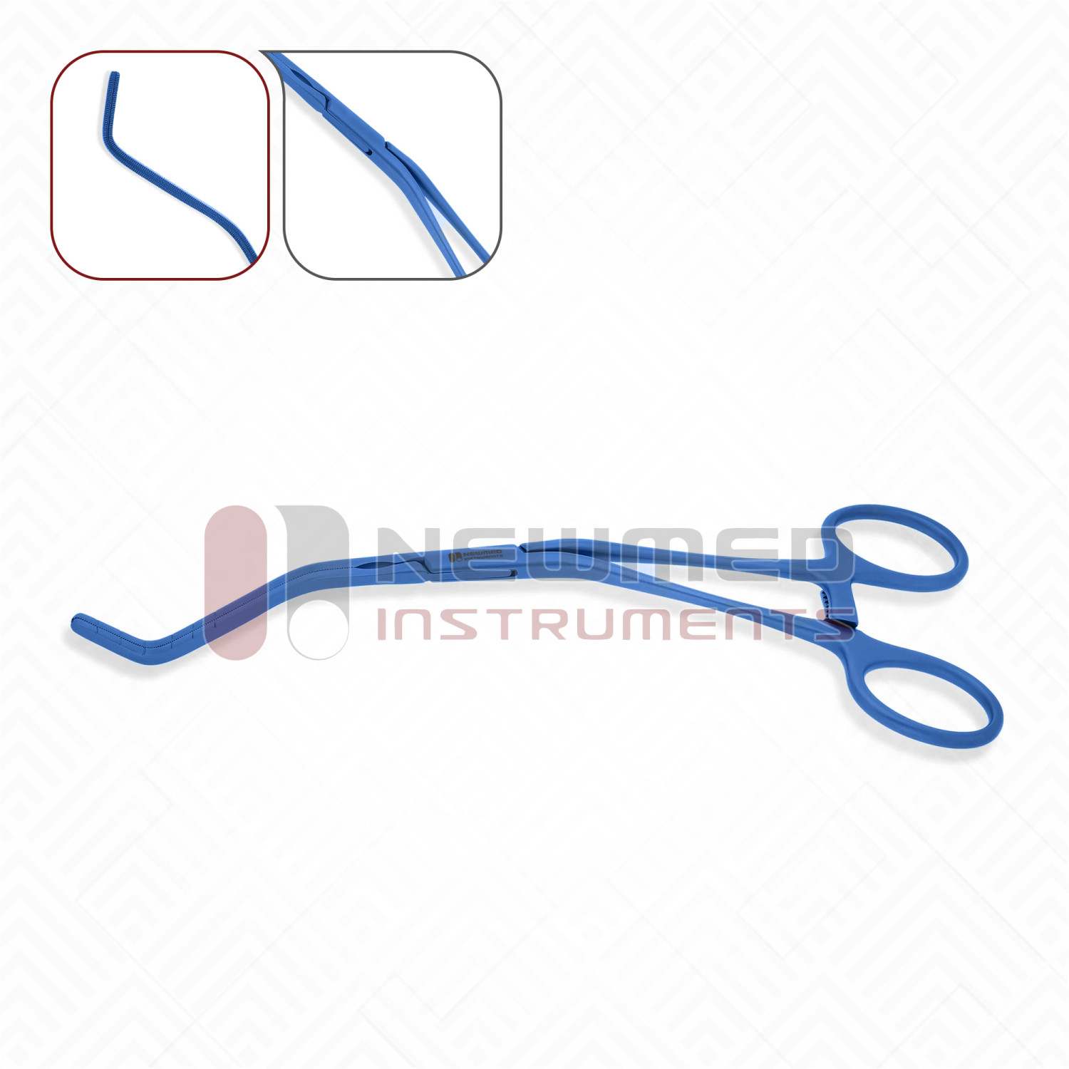 Angled Castaneda Carotid Clamp | New Med Instruments