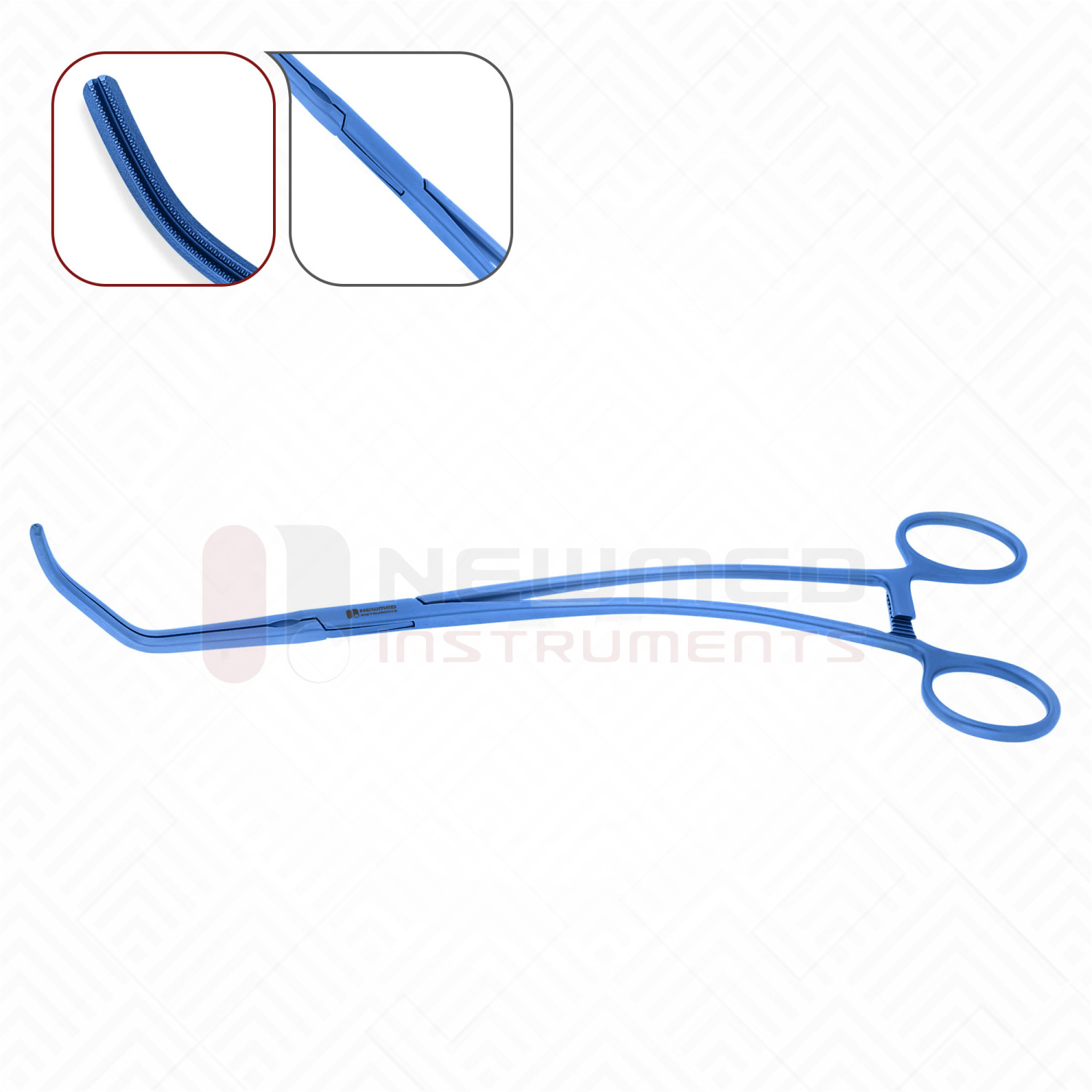 Angled DeBakey Glover Clamp | New Med Instruments