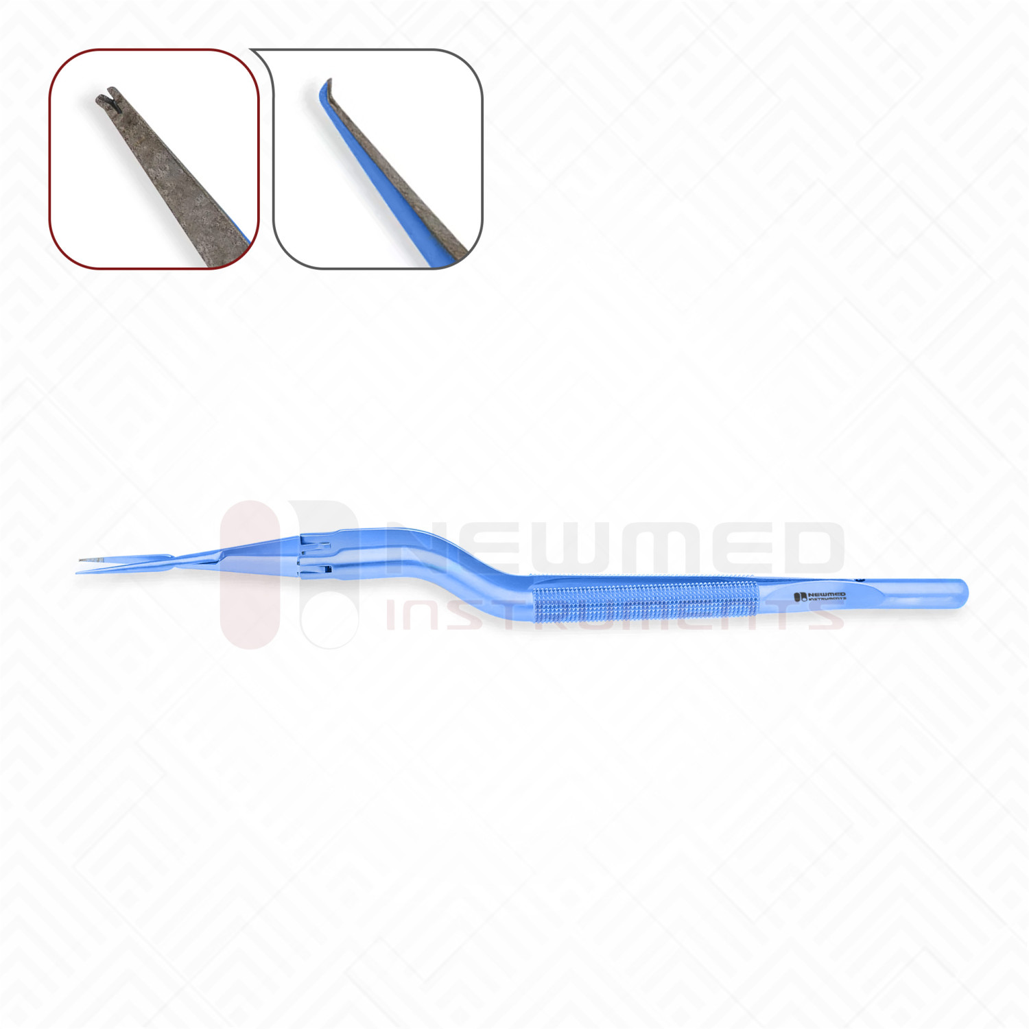 Titanium Round Bayonet Handle Forceps | New Med Instruments