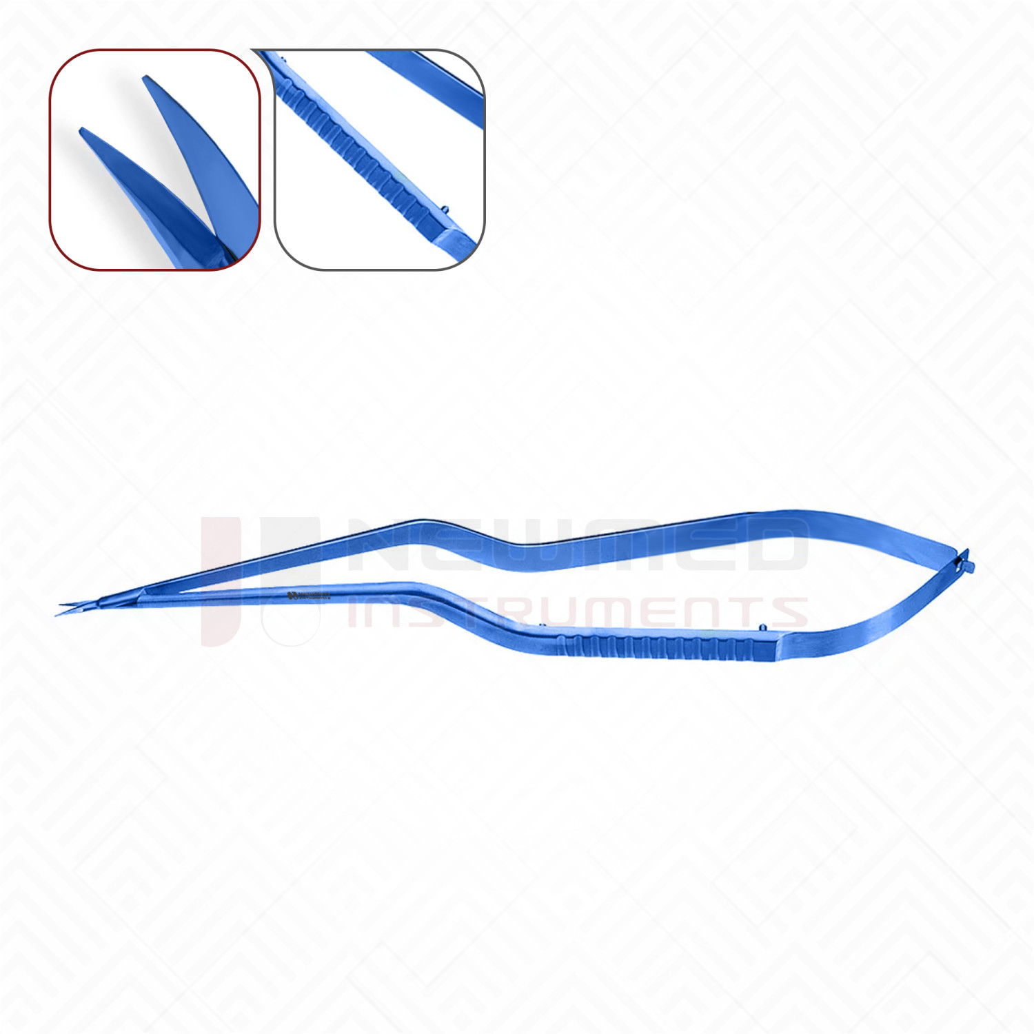 Titanium Flat Bayonet Micro Scissor | New Med Instruments