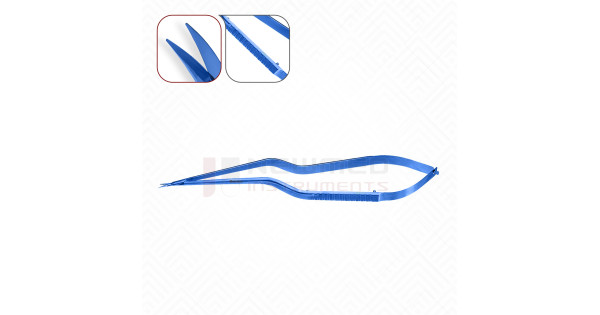 Titanium Flat Bayonet Micro Scissor | New Med Instruments