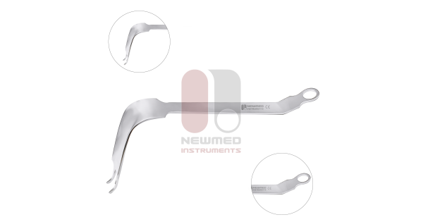 Wide Hohmann Retractor Double Prong | New Med Instruments