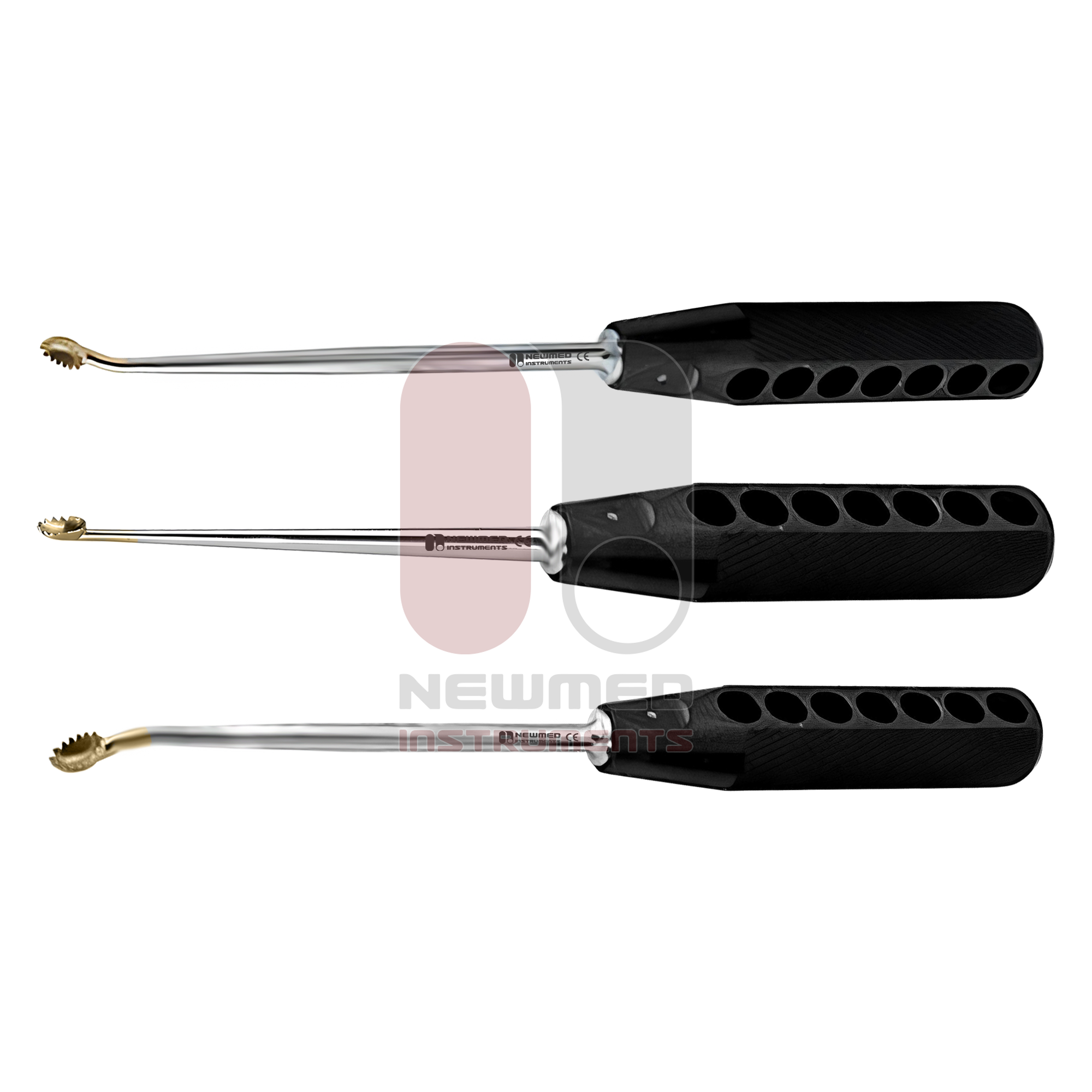 Curettes Long Handle Toothed Set| New Med Instruments