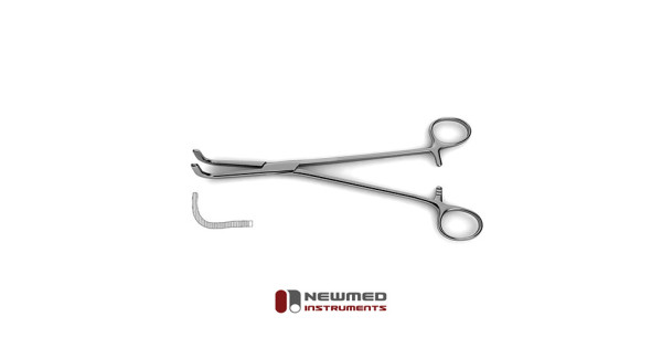Guyon Kidney Clamp - Double curved Jaws | New Med Instruments