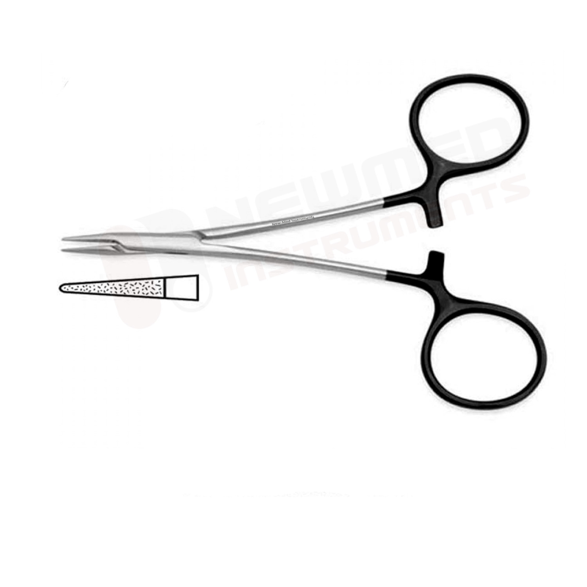 Micro Needle Holder - Delicate Jaws Diamond Dust | New Med Instruments