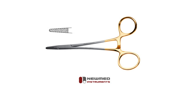 Neivert Needle Holder - Tungsten Carbide Angled Ring | New Med Instruments