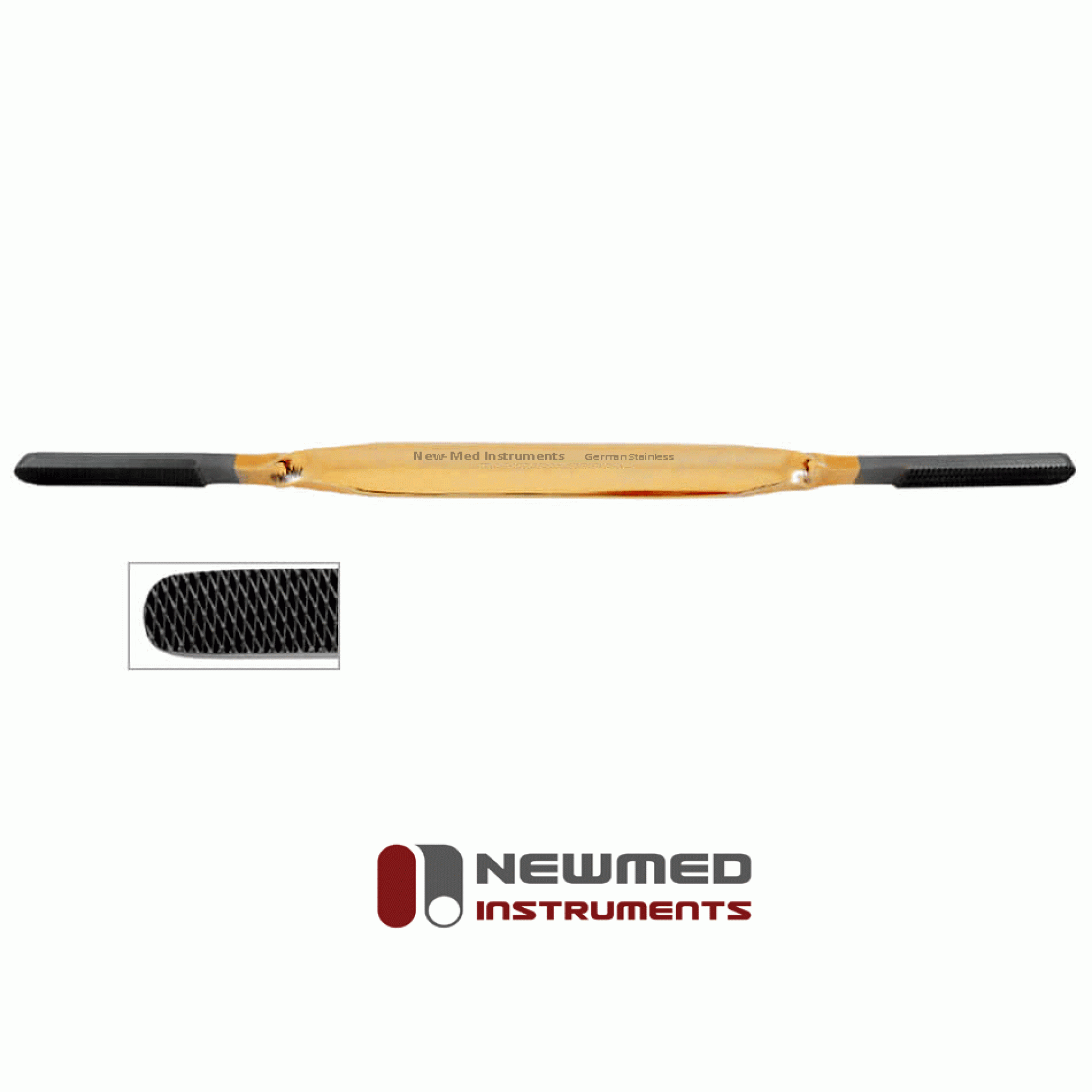 McCullough Double Ended Nasal Rasp - Tungsten Carbide | New Med Instrumetns