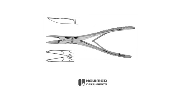 Obwegeser Nasal Ridge Scissors - Serrated | New Med Instruments