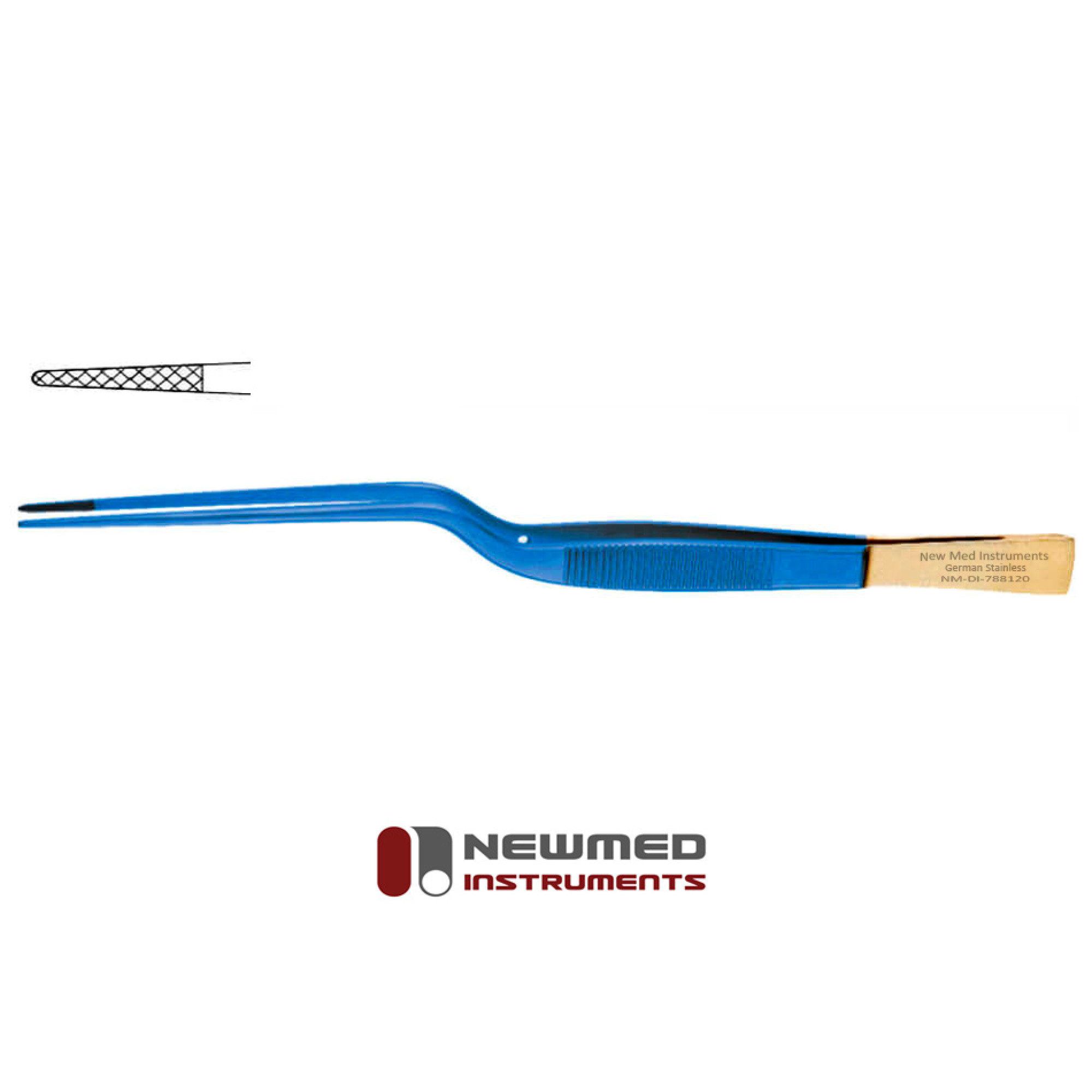 Cushing Bayonet Forceps - Tungsten carbide | New Med Instruments