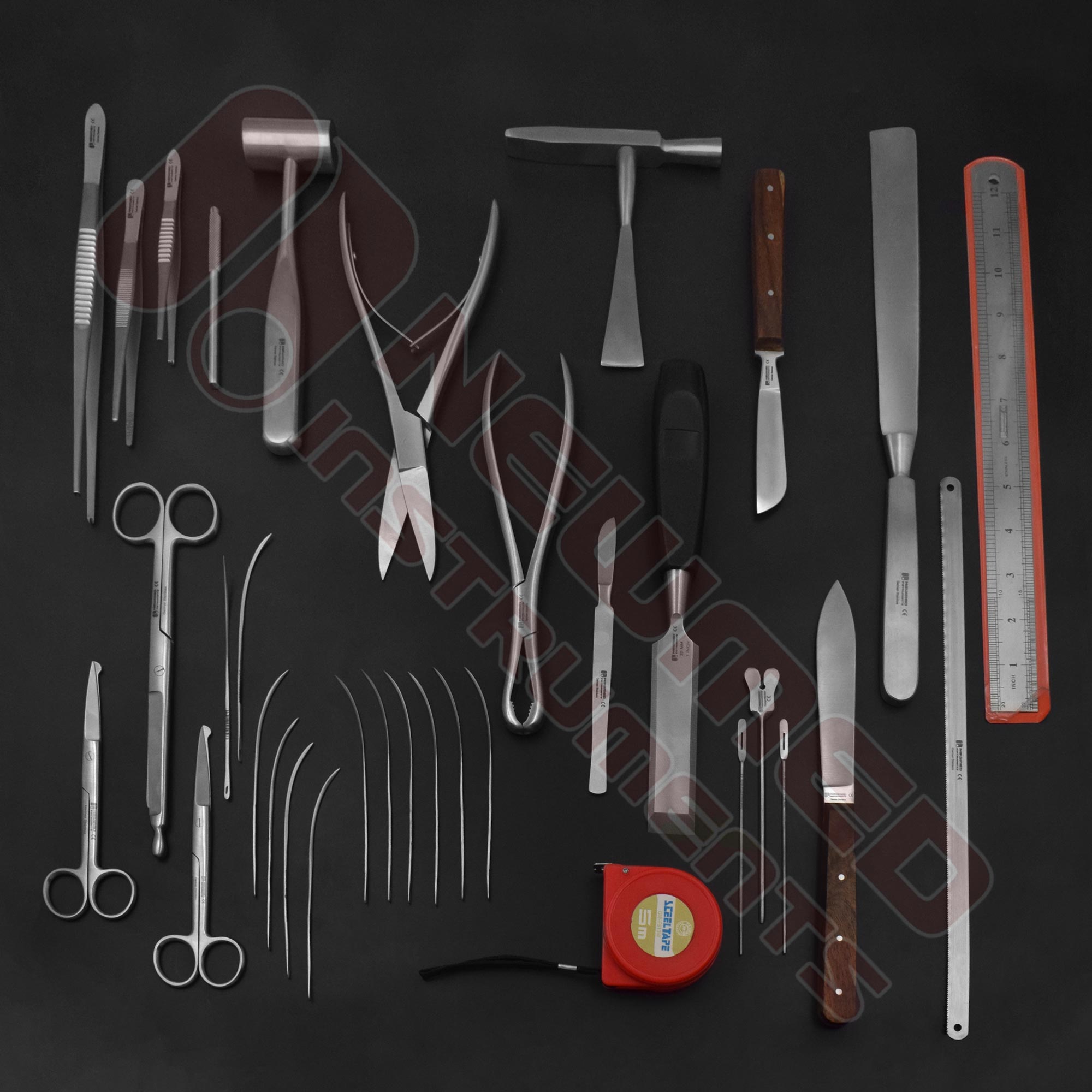 Post Mortem Instruments Set - Autopsy Tools