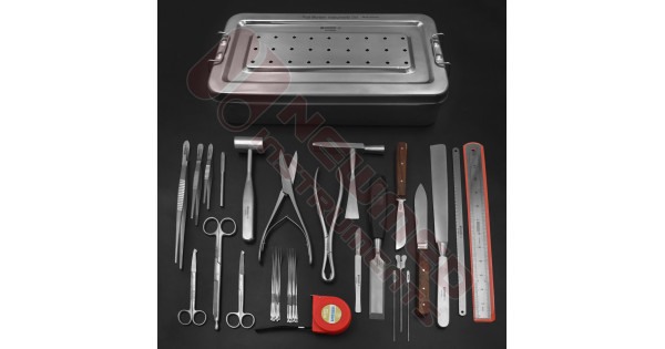 Post Mortem Instruments Set - Autopsy Tools