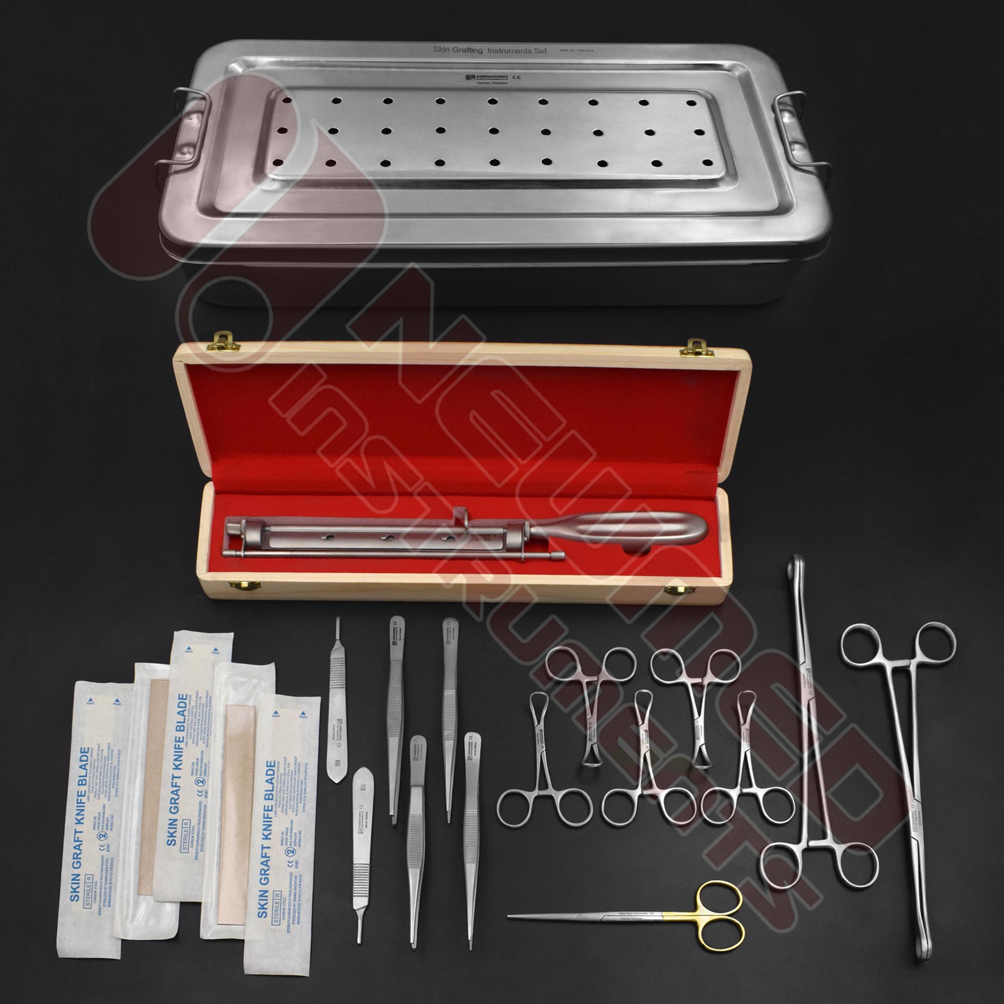 Skin Grafting Instruments Set - Skin Graft - Plastic Cosmetic Surgery ...