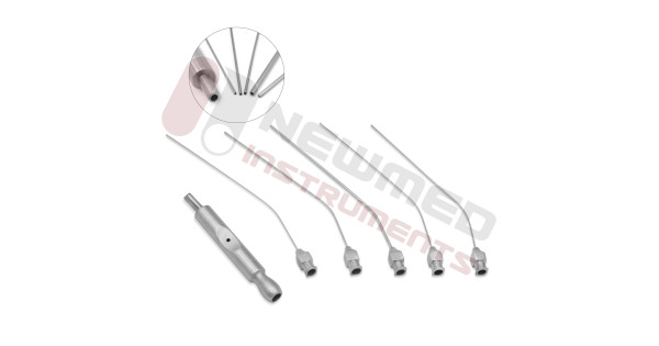 ENT Micro Ear Suction Tubes Set | New Med Instruments