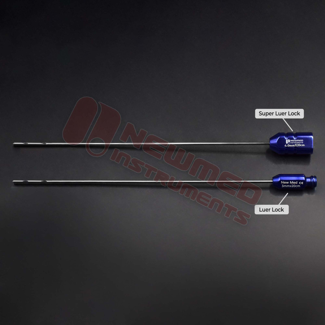 Candy Cane Superficial Luer Lock Cannula | New Med Instruments