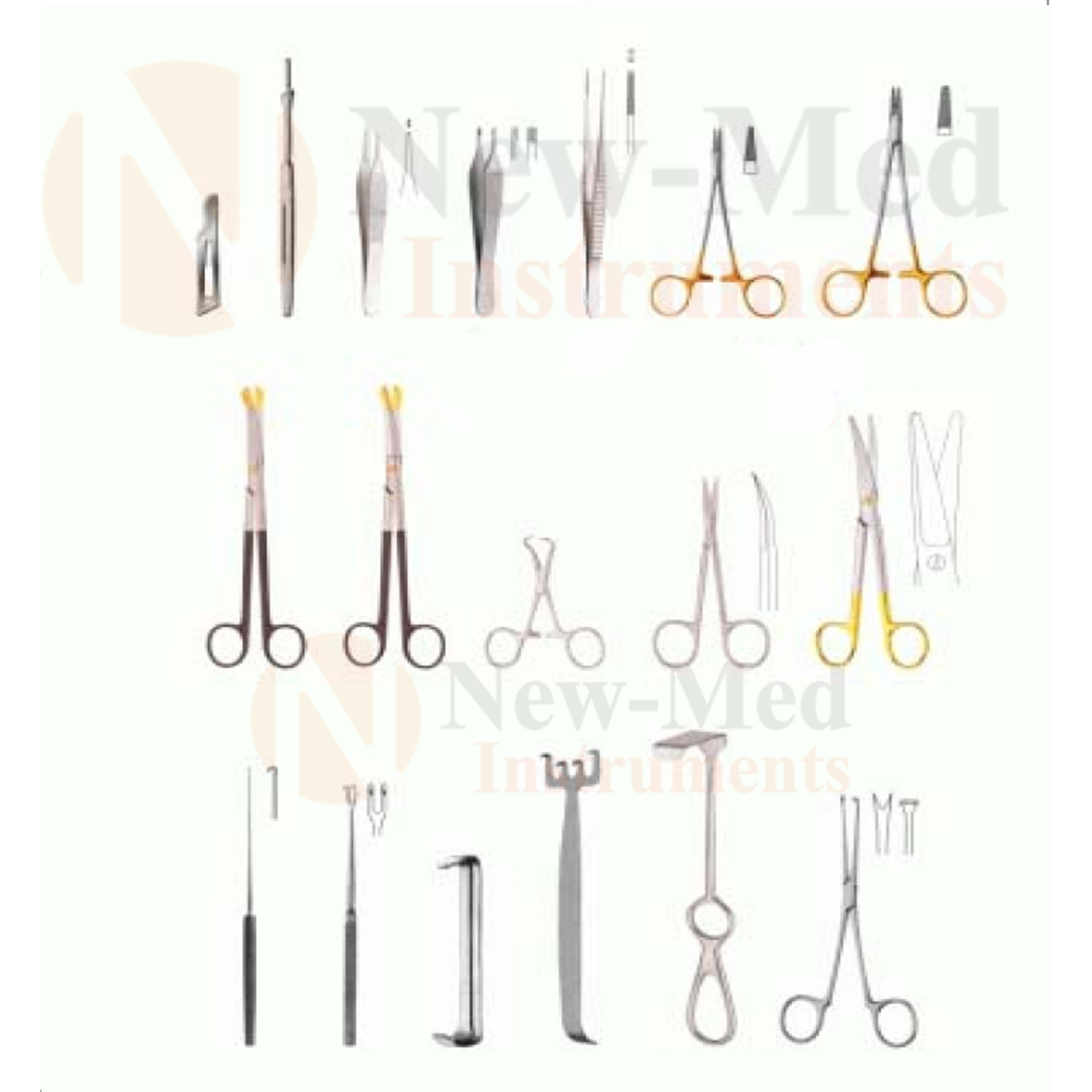 Face & Forehead Lift Set, Plastic Surgery Sets | New Med Instruments