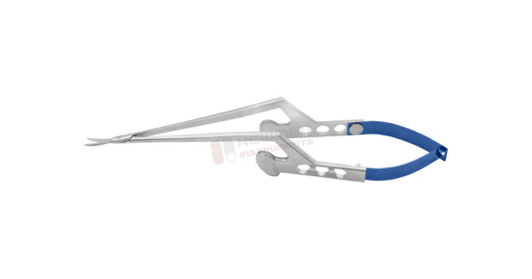 Kamiyama Micro Scissors - Bayonet Serrated Blade | New Med Instruments