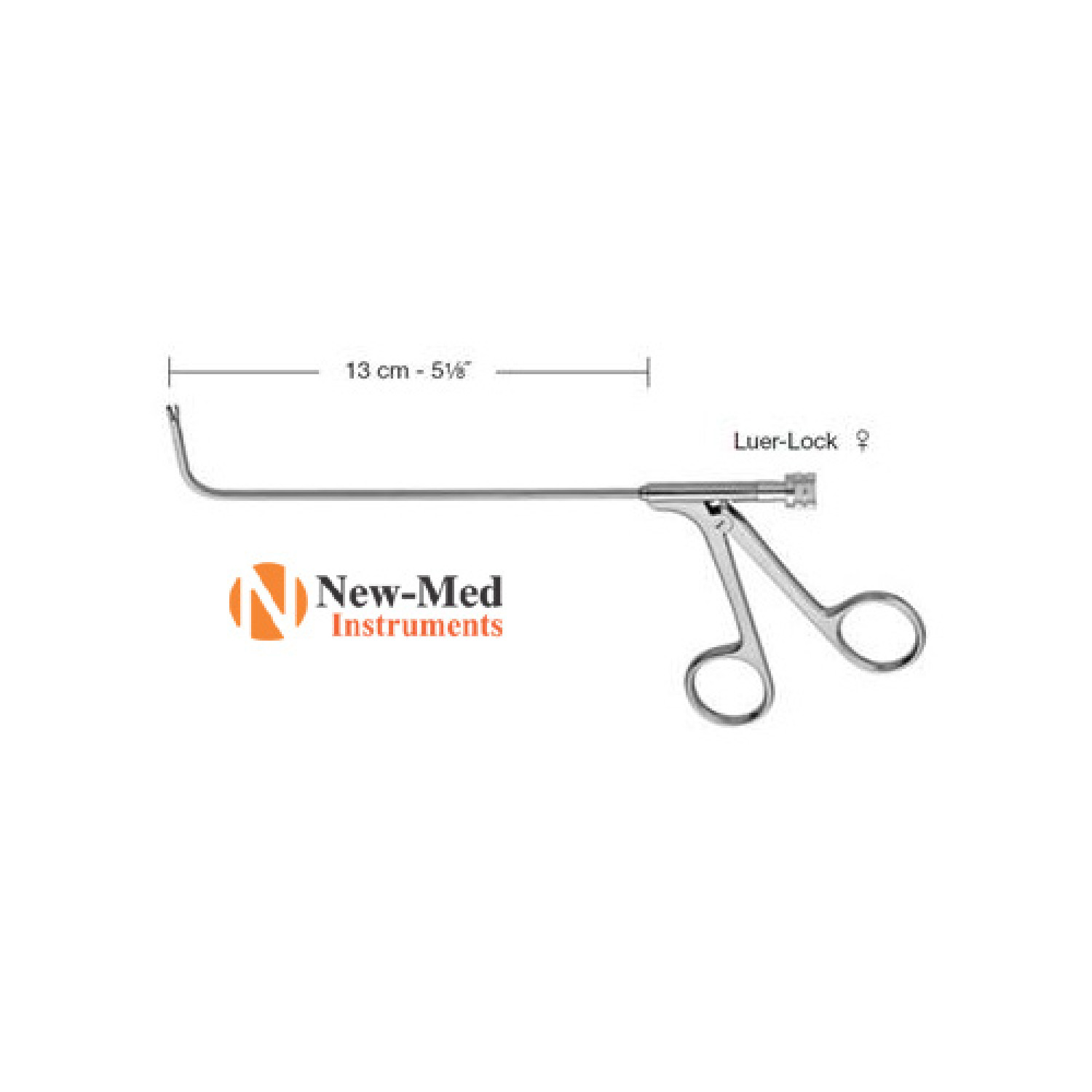 Nasal Cupped forceps 90 upward luer lock