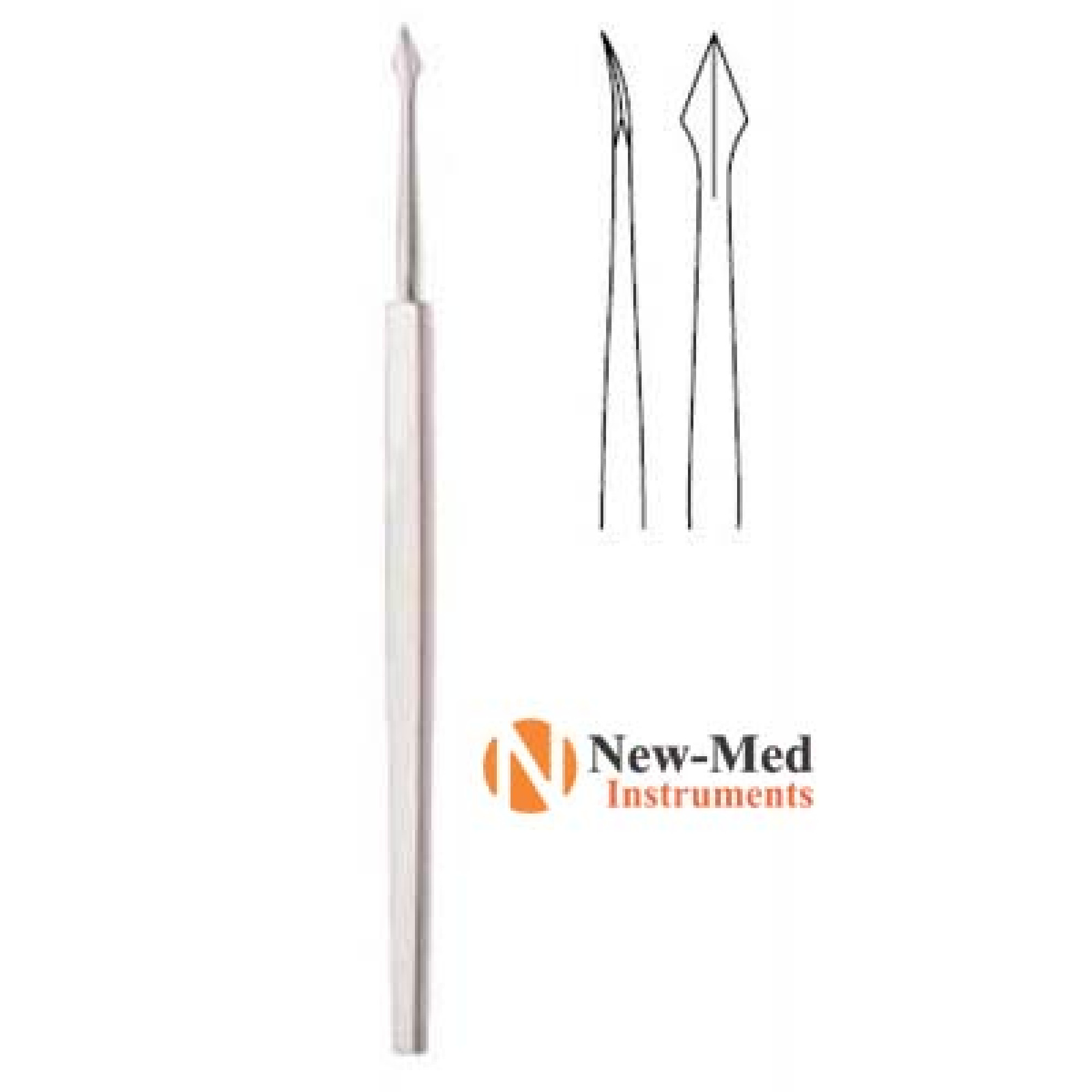 Masing cartilage knife - curved blade | New Med Instruments